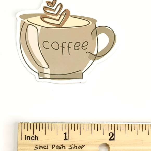 Accessories | Coffee Vinyl Sticker | Poshmark